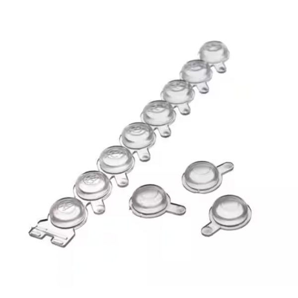 Ultra Clear caps for 8-strip tubes