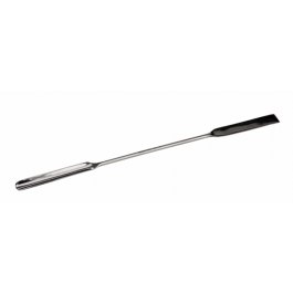 Micro spoon spatula elongated, scoop, L 185 mm W 9 mm