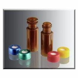 Vial amber 2 ml screw cap + septum silicone/PTFE